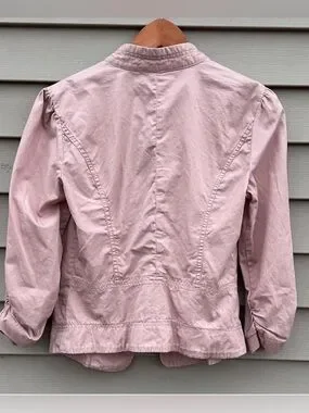 Vintage | Jackets & Coats | Pink Military Band Jacket Blazer Womens ...
